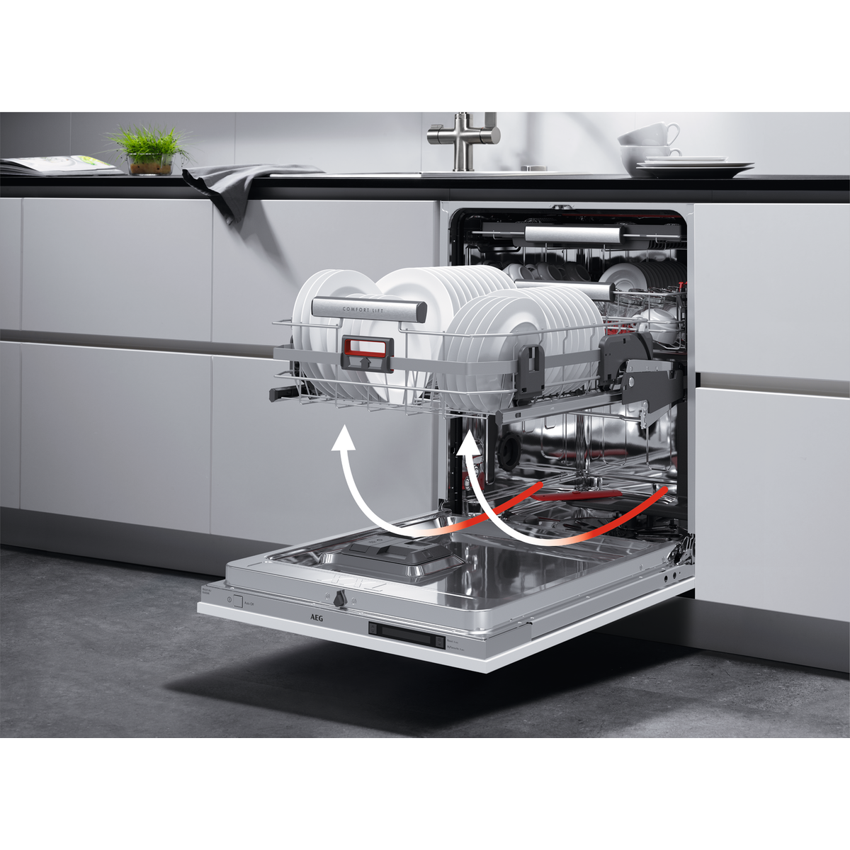 9000 serie ComfortLift® Inbouwvaatwasser Inbouw vaatwasser | AEG